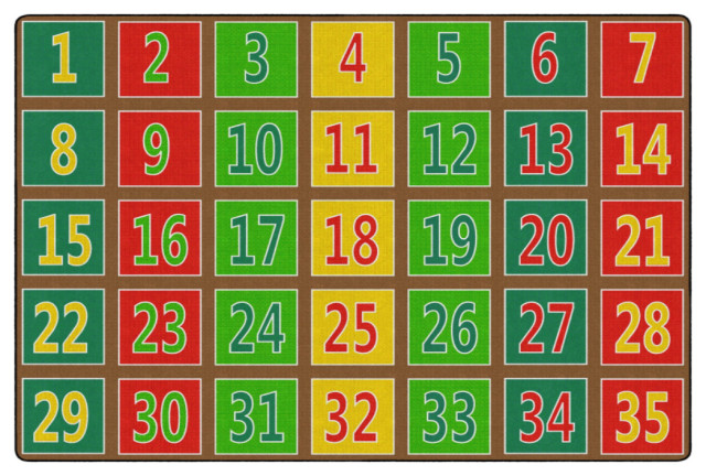 Flagship Carpets FE377-58A 10'6"x13'2" Number Rows 123's Seats 35 Muted ...