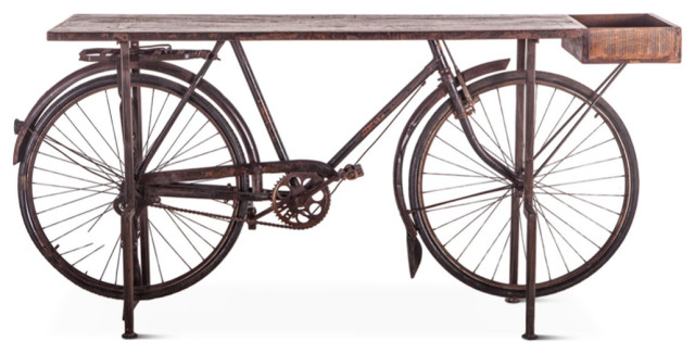 Industrial Bicycle Console - Industrial - Console Tables - by Marco ...