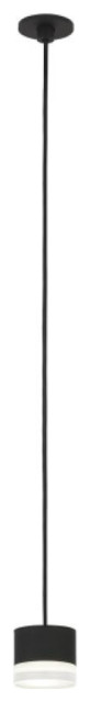 Gable Port Alone Pendant, 1-Light, LED, Nightshade Black, 2.5"W ...