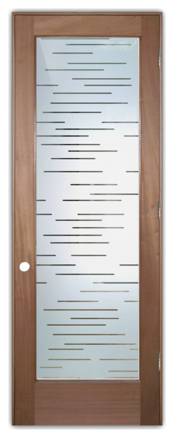 Interior Prehung Door or Interior Slab Door - Finer Lines - Primed - 28 ...