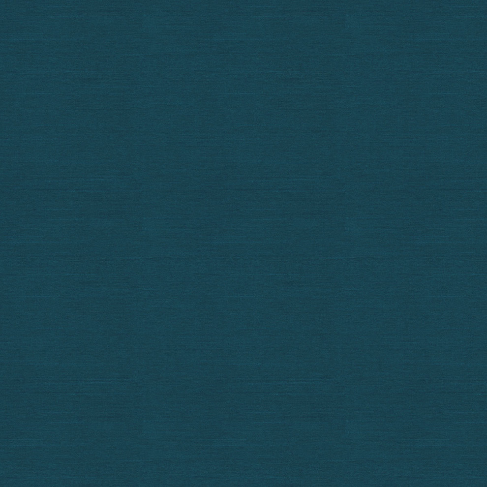 Peacock Blue Solids Plain Faux Silk Upholstery Fabric - Contemporary ...