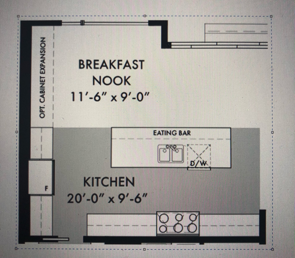 Kitchen layout help