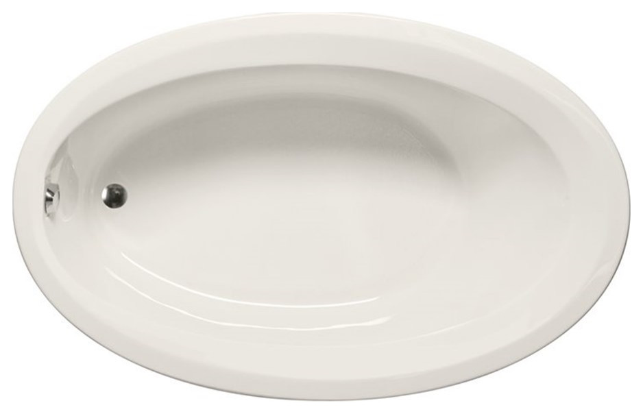 Malibu Home Avalon Ada Oval Massaging Air Jet Bathtub 60x 40x 18 In