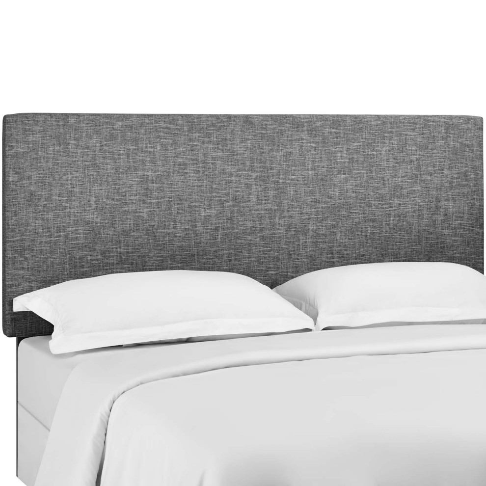 Modway Taylor Full/Queen Upholstered Linen Headboard - Transitional ...