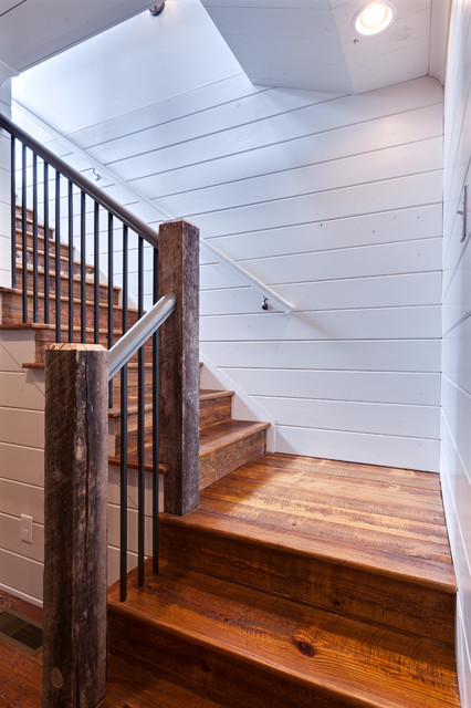 Rustic Country Staircase Designs