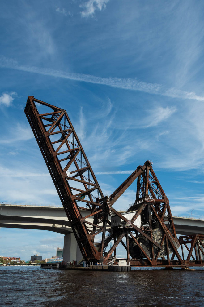 Wall Decor Urban: Train Drawbridge 3 Color Landscape Photo Unframed ...