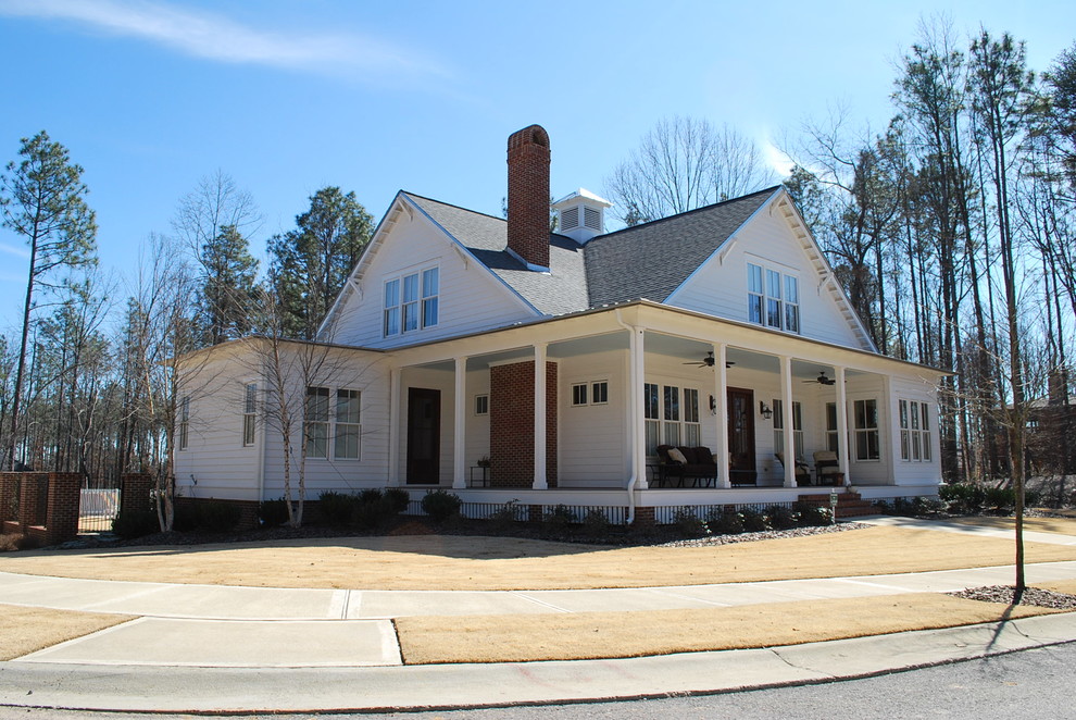 Our Work - Farmhouse - Porch - Birmingham - by Tim Barron Architect, Inc.