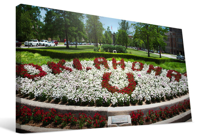 The University of Oklahoma North Oval Canvas Print, 16"x36 ...
