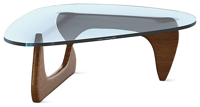 Walnut kidney Coffee table - Midcentury - Coffee Tables - by ...