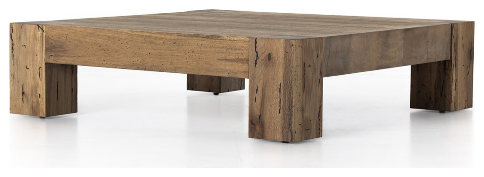 Abaso Coffee Table-Rustic Wormwood Oak - Rustic - Coffee Tables - by ...