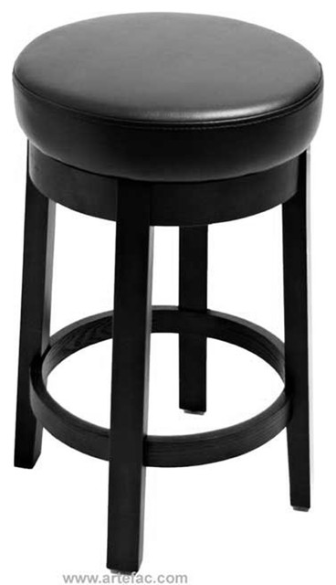 26" Swivel Backless Counter Stool - Contemporary - Bar Stools And ...