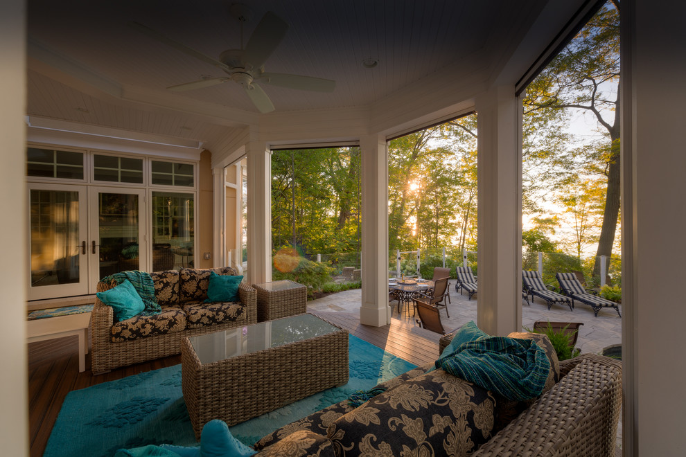 Outdoor Living Room - Traditional - Deck - Other - by LandArt