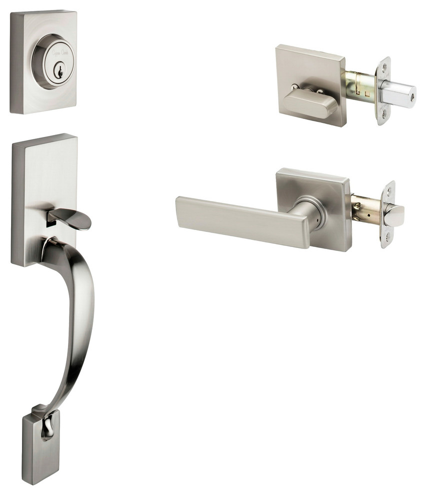 Active Handle Set, Remi Lever Interior Trim - Transitional - Door Entry ...