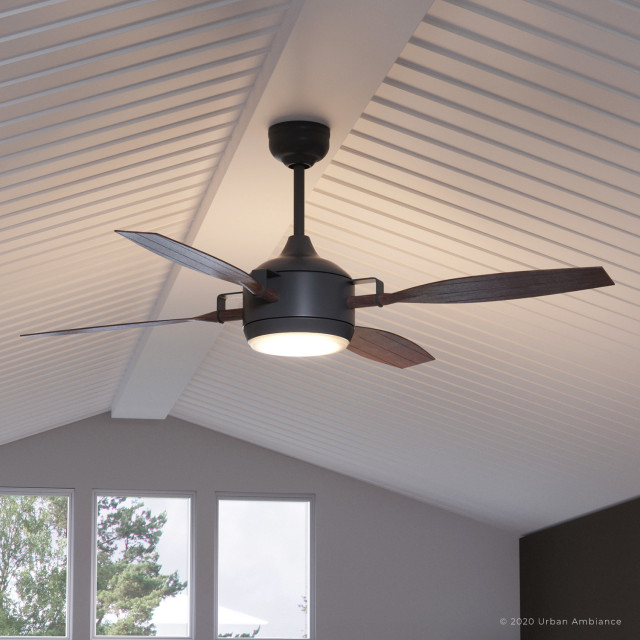 Luxury Urban Loft Ceiling Fan, Bronze, UHP9010, Mendocino Collection ...