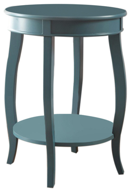 Affiable Side Table Teal Blue Contemporary Side Tables And End Tables By Buydbest Houzz