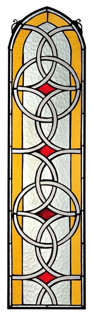 100pcs Handcut Gothic Tiffany-Style Stained Glass Window - Victorian ...