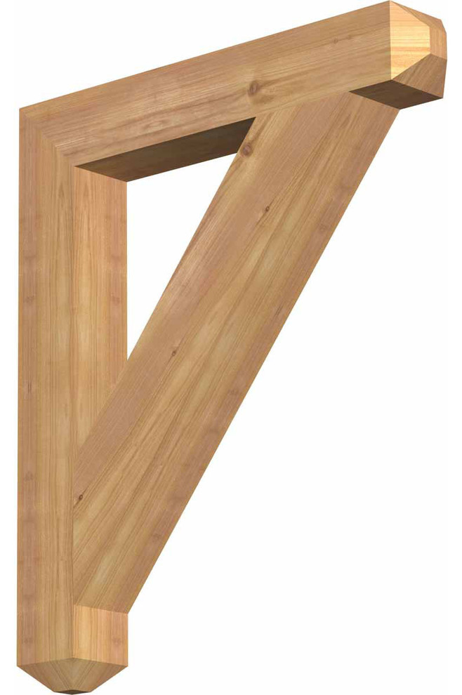 Traditional Craftsman Bracket, 24"D x 28"H - Transitional - Corbels ...