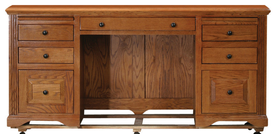 Eagle Furniture, Oak Ridge Double-Pedestal - Traditional - Desks And ...