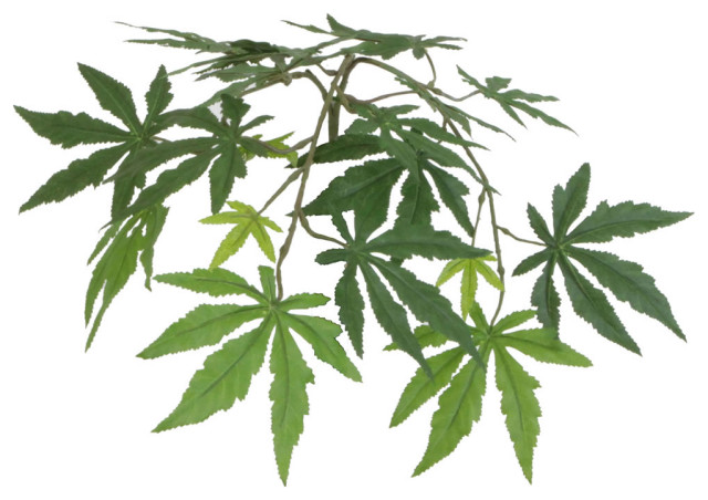 Vickerman TXX1840 4' Artificial Japanese Maple Extra Full Bush, Rattan ...