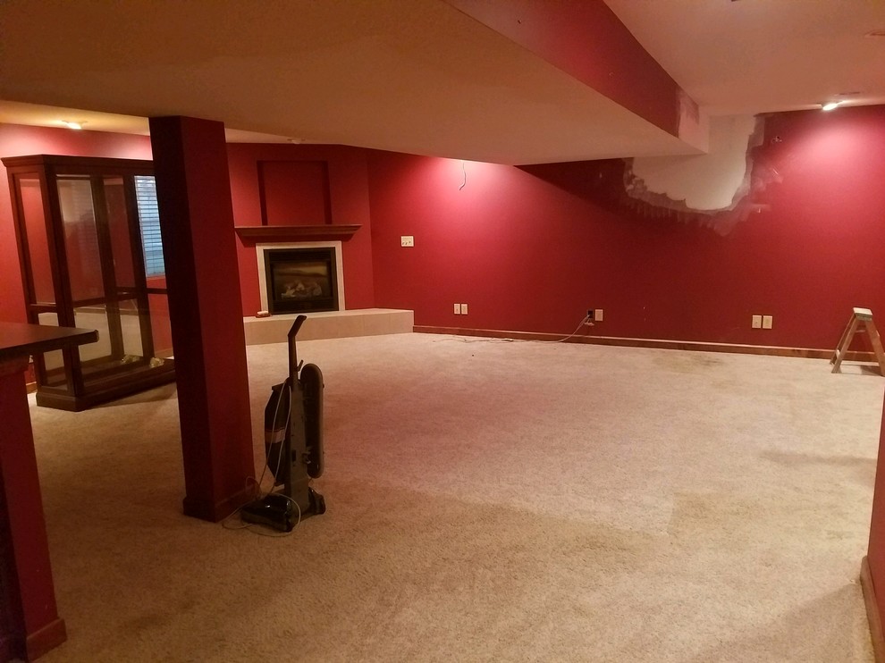 Basement with weird floor plan