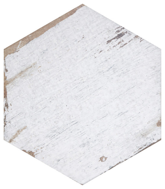 Merola Tile Retro Mini Hex Porcelain Floor and Wall Tile Sample ...