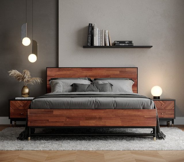 Jacob Bed - Contemporary - Platform Beds - by LIEVO | Houzz