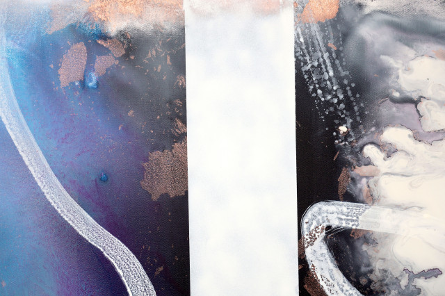 Acrylic painting on stretched canvas, Ready to hang - Contemporary ...