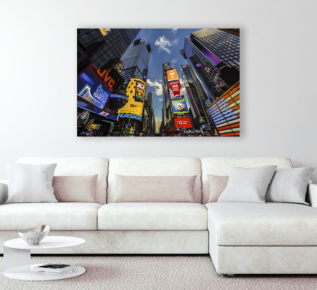 "Times Square Towers" Museum Mounted Canvas Print, 11"x14", 18"x24 ...