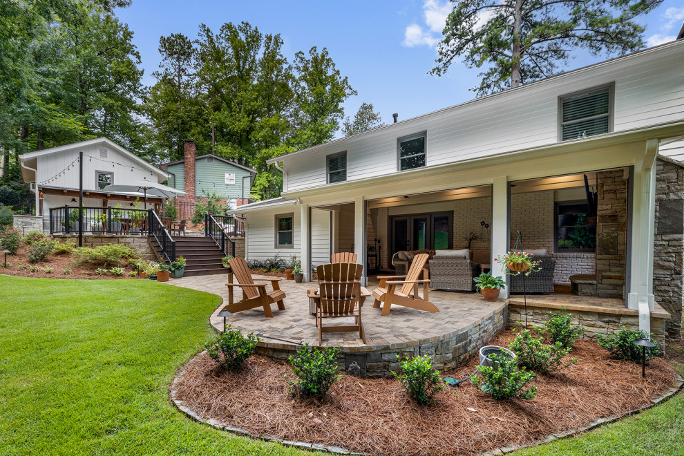 Custom Outdoor Living Backyard Retreat - Traditional - Patio - Atlanta ...