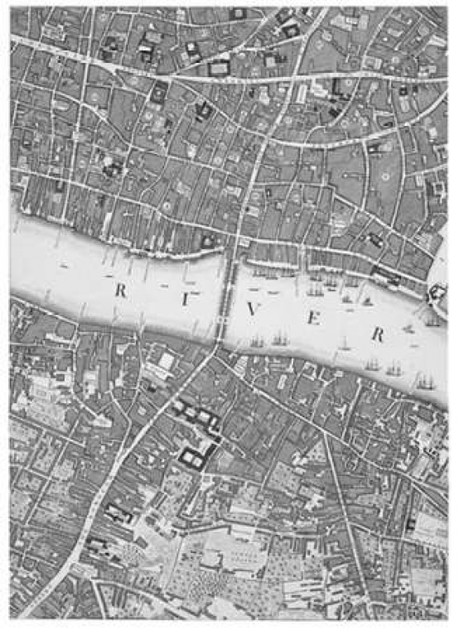 Roque Sectional map of London 1748 Print, 10 x 14 - Contemporary ...