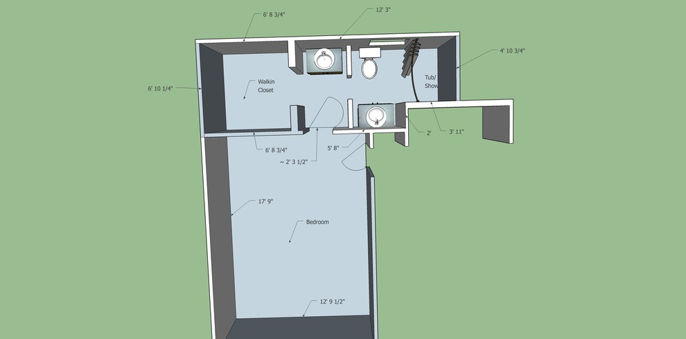 Help With Awkward Bathroom Layout