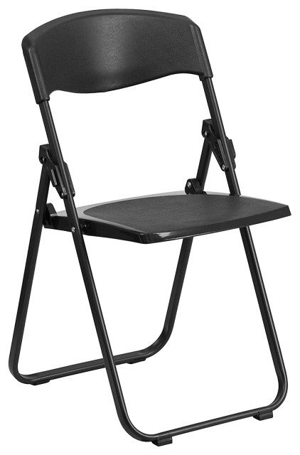 Plastic Folding Chair with Built-in Ganging Brackets - Transitional ...