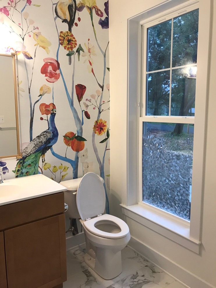 window treatment for powder room