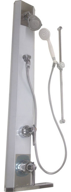 Symmons 1-801S-458-Fsb Chrome Hydapipe Series 800 Series Exposed Shower ...