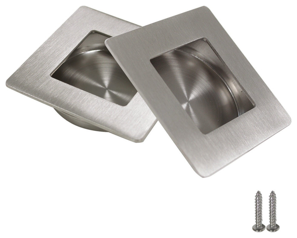 Modern Square Pocket Door Pull, Sliding Door Pull, Flush Door Pull in ...