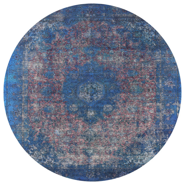 Ahgly Company Indoor Rectangle Mid-Century Modern Area Rugs, 5' x 7', 4 ...