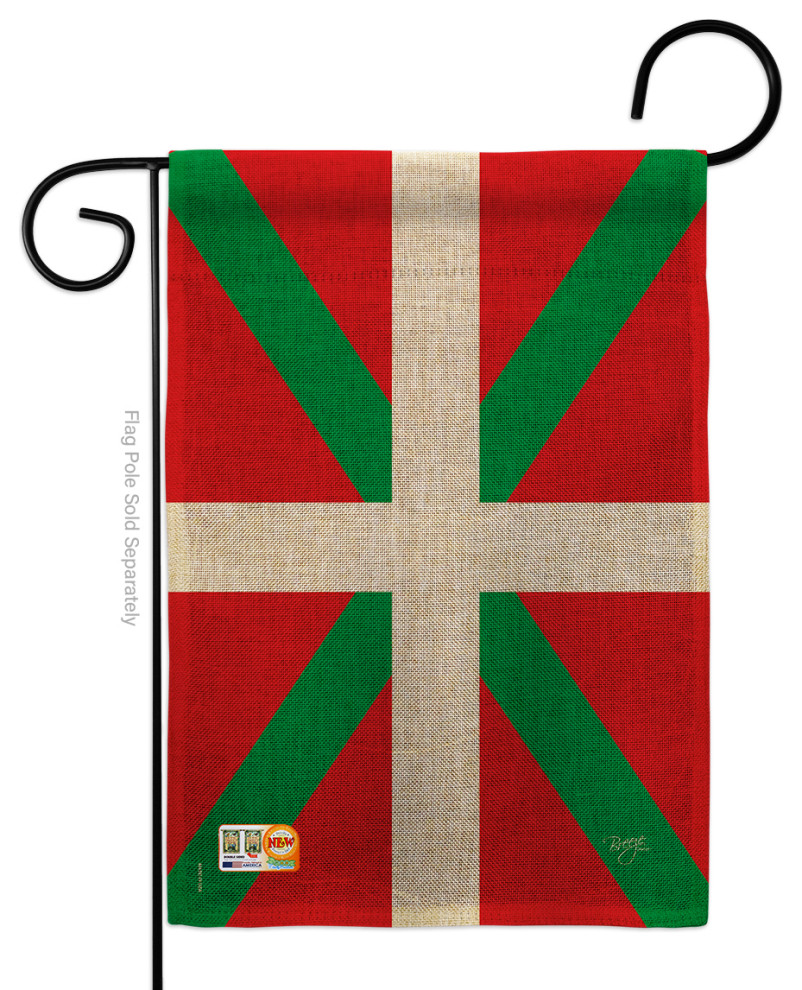 Basque Flags of the World Nationality Garden Flag - Modern - Flags And ...