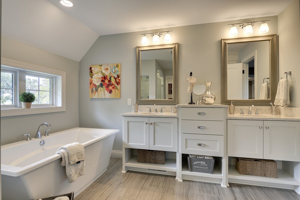 Master Bathroom – Coyote Song Model – Fall Parade 2014 - Transitional - Bathroom - Minneapolis ...
