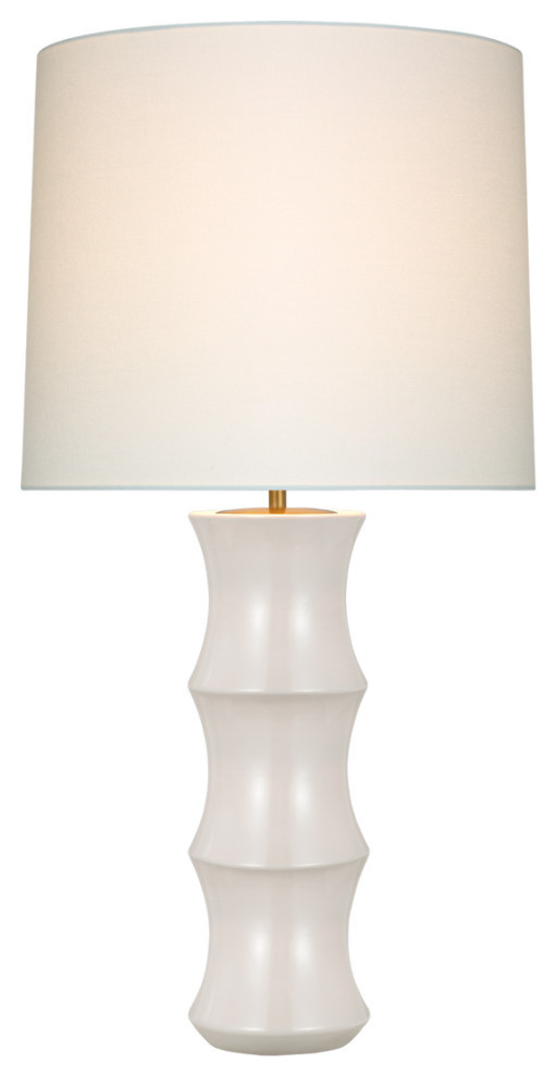 Marella Table Lamp, 1-Light, Ivory, Linen Shade, 37"H (ARN 3662IVO-L ...