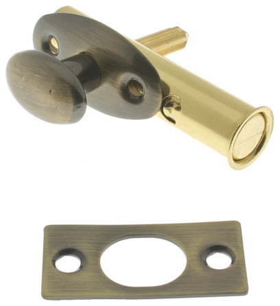 Genuine Solid Brass Mortise Door Bolt - Transitional - Hinges - by idh by St. Simons, Inc. | Houzz