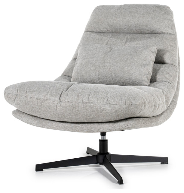 Modern Swivel Lounge Chair, Eleonora Cooper - Transitional - Armchairs ...