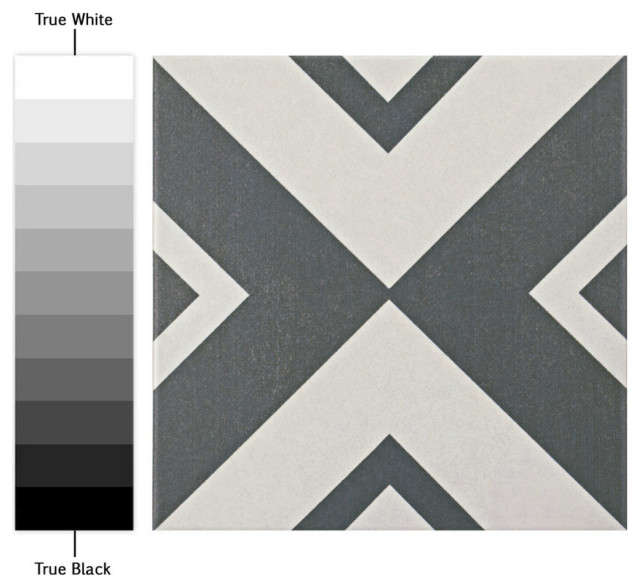 Twenties Ceramic Floor and Wall Tile, Vertex, Sample - Contemporary ...