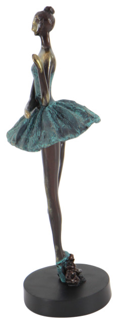 Polystone Frame Ballet Girl Sculpture, Assortment of 3, Gray ...