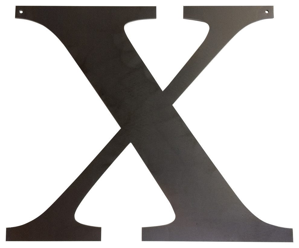 Rustic Large Letter "X", 18" - Contemporary - Wall Letters - by ...
