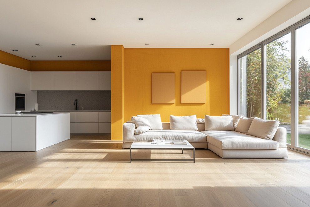 How I use AI to Visualize Wall Colours At Home - Modern - Living Room ...