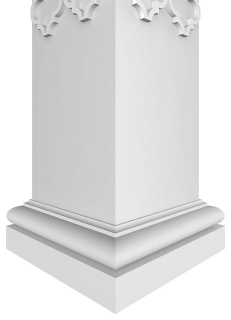 Craftsman Classic Square Non-Tapered Bondi Fretwork Column, 8"Wx8'H, 12 ...