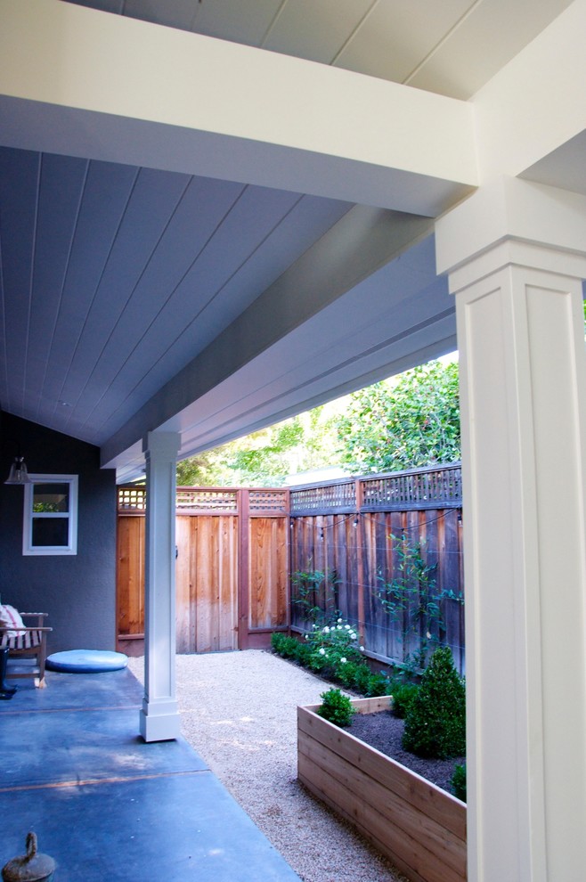 Slanted Patio Ceiling - Traditional - San Francisco - by VH Home ...