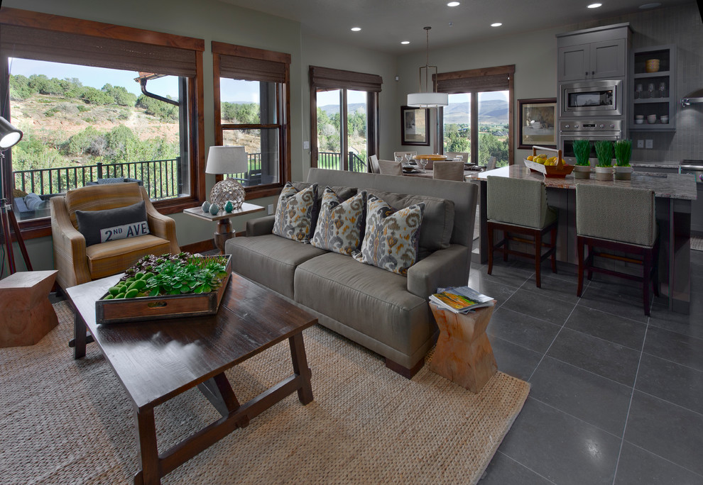 Red Ledges - Mountain Villas - Rustic - Living Room - Salt Lake City ...