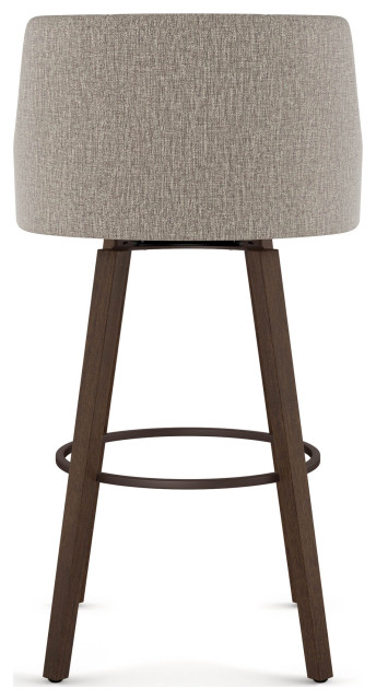 Amisco Ramon Swivel Counter and Bar Stool, Counter Height ...