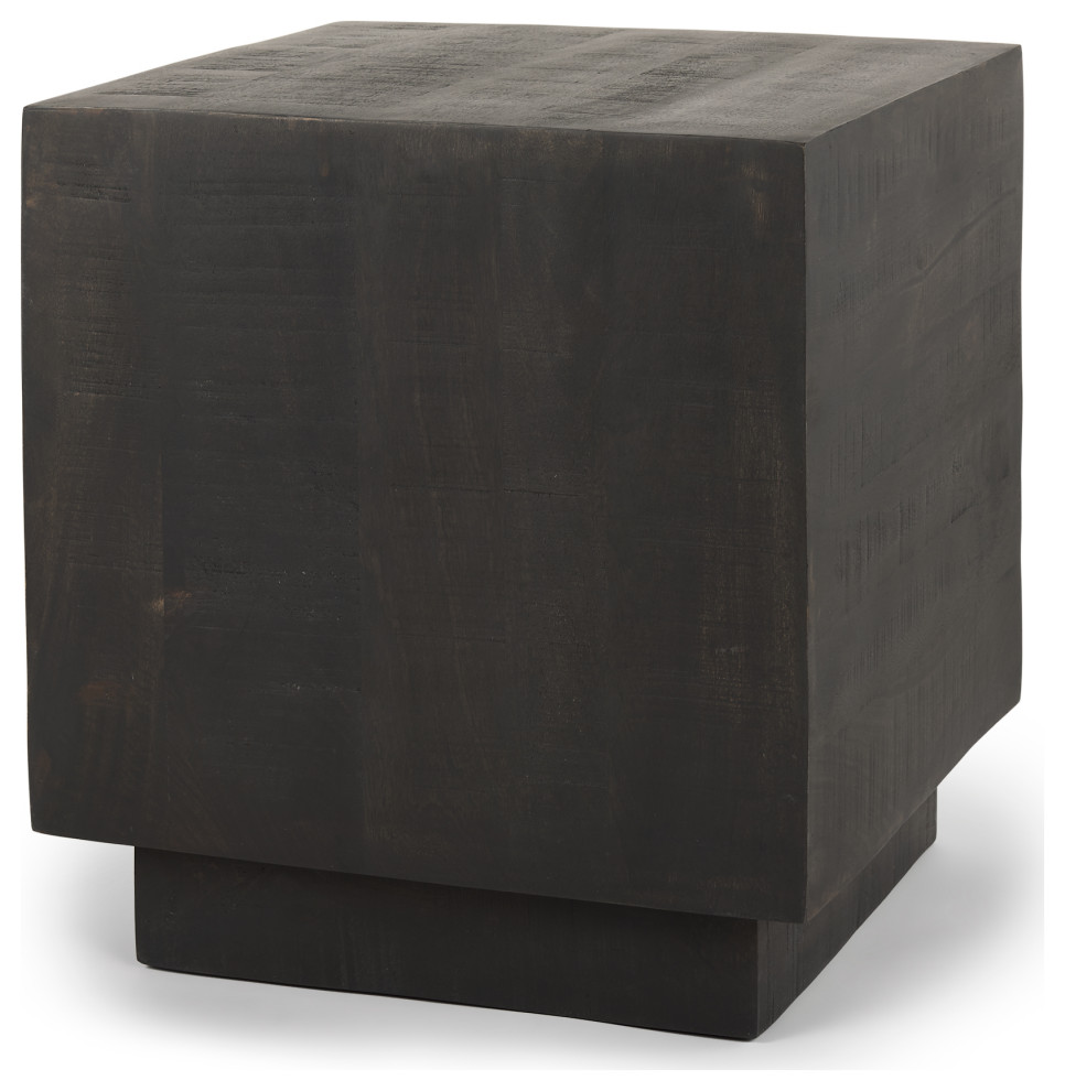 Hayden Dark Brown Wood End/Side Table - Contemporary - Side Tables And ...